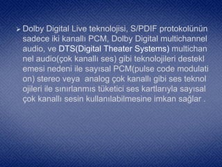 Dolby sound encoders | PDF