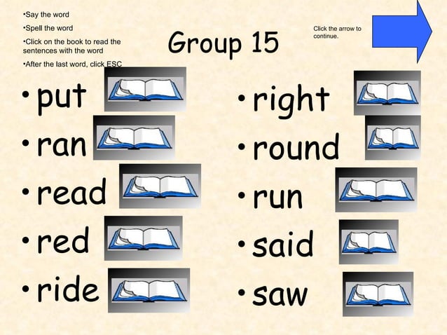 Dolch's Basic Sight Words | PPT