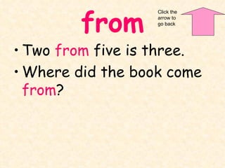 Dolch's Basic Sight Words | PPT