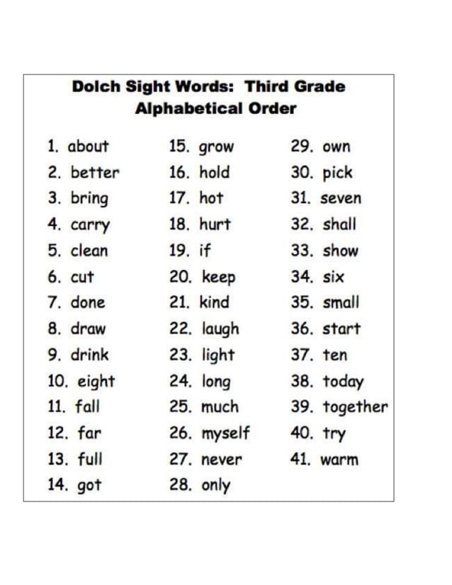 dolch sight words.doc