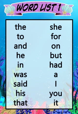 dolch sight words word list sea.pptx