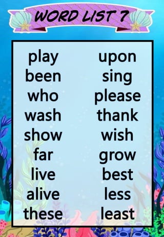 dolch sight words word list sea.pptx