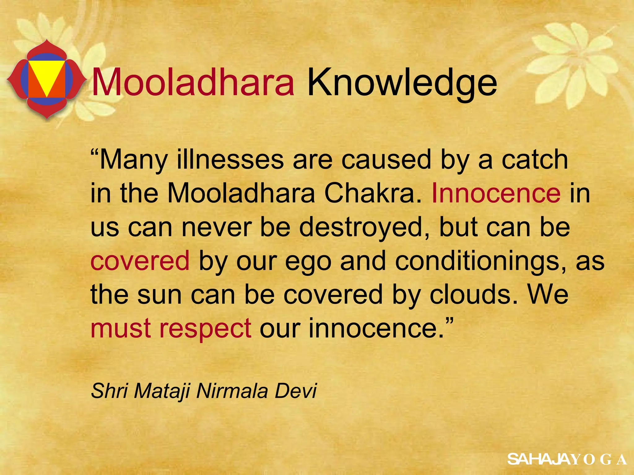 Mooladhara Chakra - Presentation | PPT