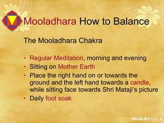 Mooladhara Chakra - Presentation | PPT