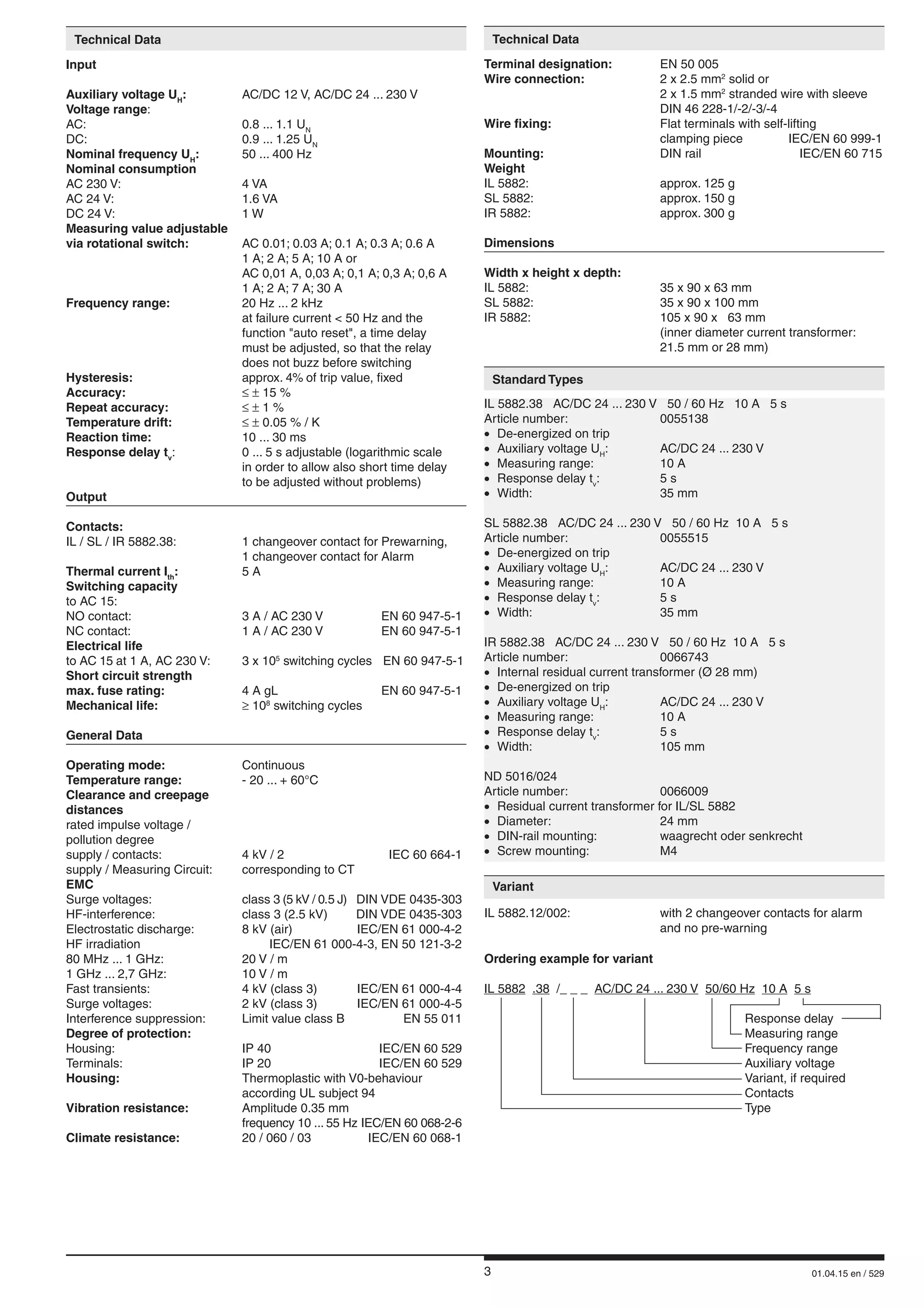 Dold earth leakage indicator | PDF