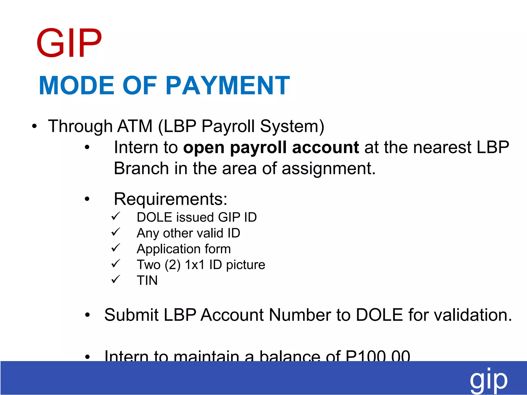 DOLE Employment Programs | PPTX