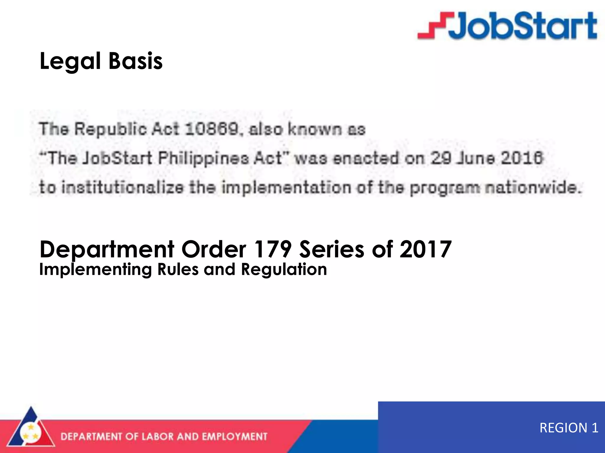 DOLE Employment Programs | PPTX | Government Support and Welfare ...