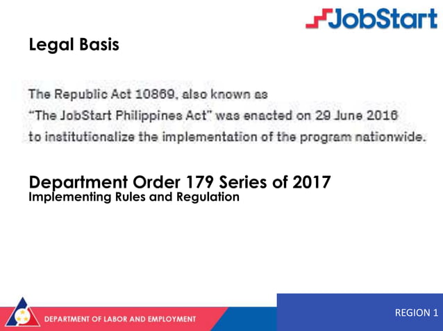 DOLE Employment Programs | PPTX | Government Support and Welfare ...