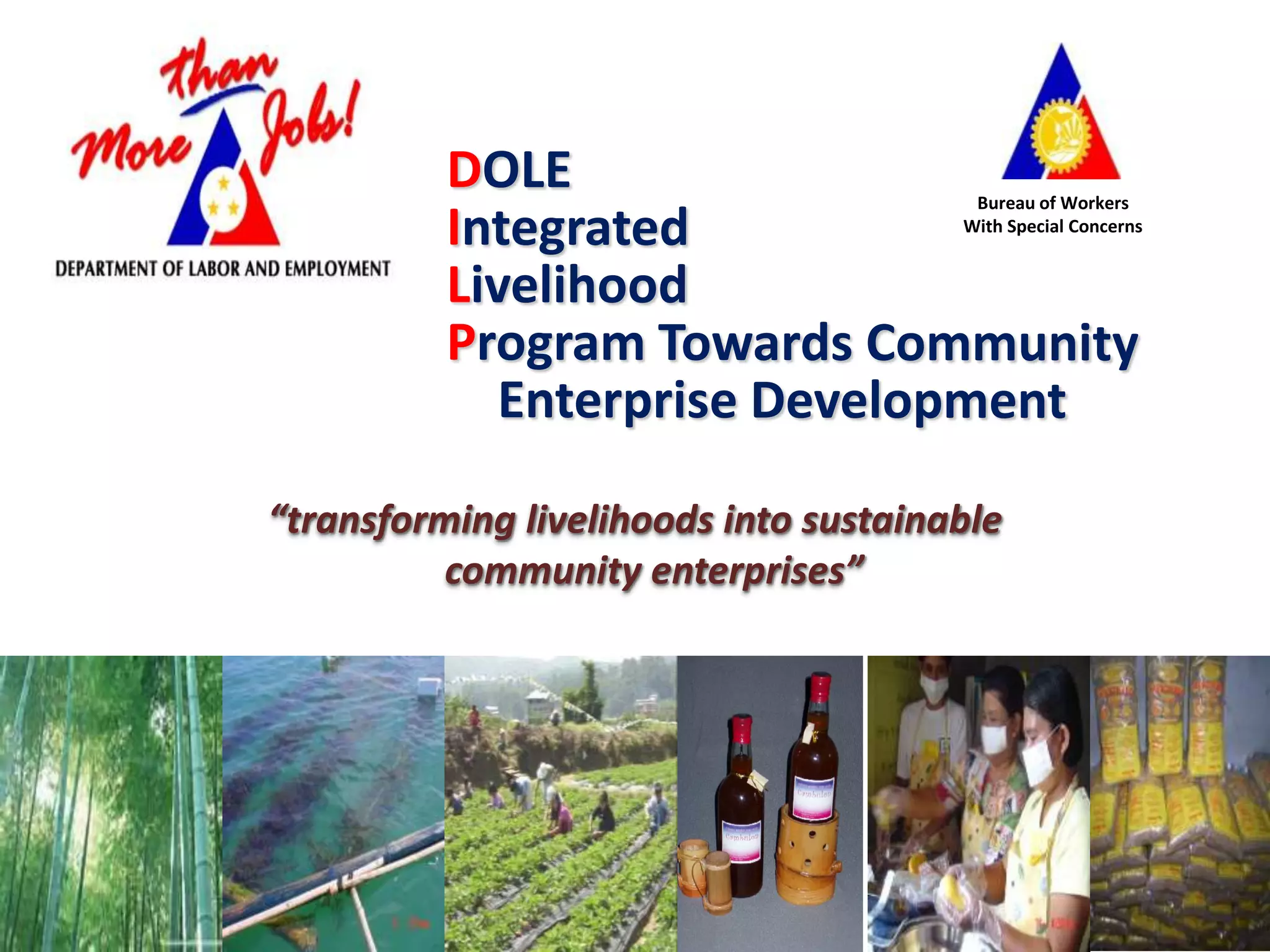 DOLE Integrated Livelihood Program | PPT