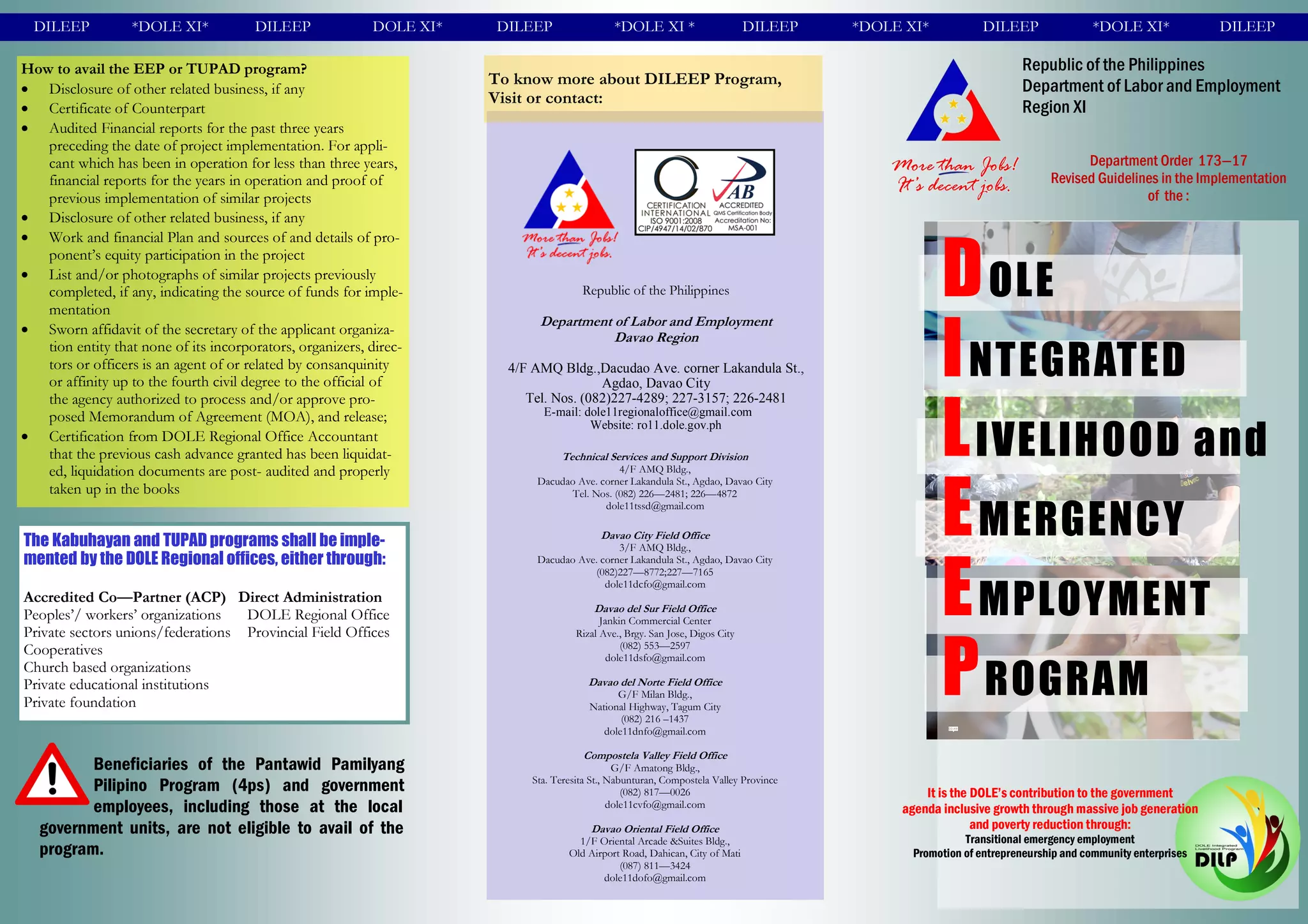 DOLE DILEEP Brochure | PDF