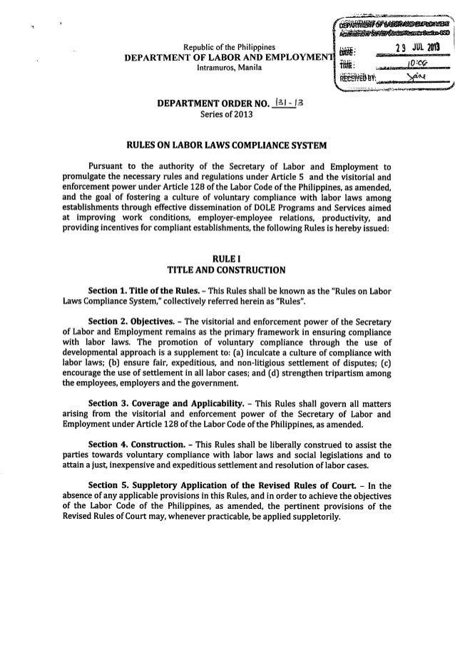 Labor Laws Compliance System (LLCS). Labor Laws Compliance System (LLCS).