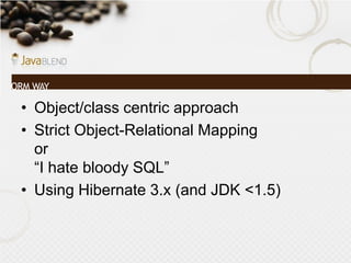 [Dolenc] Hibernate vs. iBatis | PDF