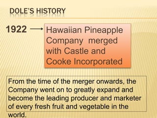 DOLE PHL | PPTX