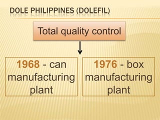 DOLE PHL | PPTX