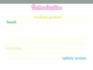 dolerite | PPTX