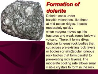 Dolerite Rock