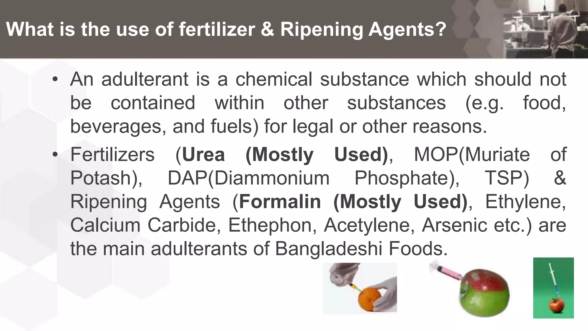 Fertilizer and Ripening Agents - Bangladesh | PPT