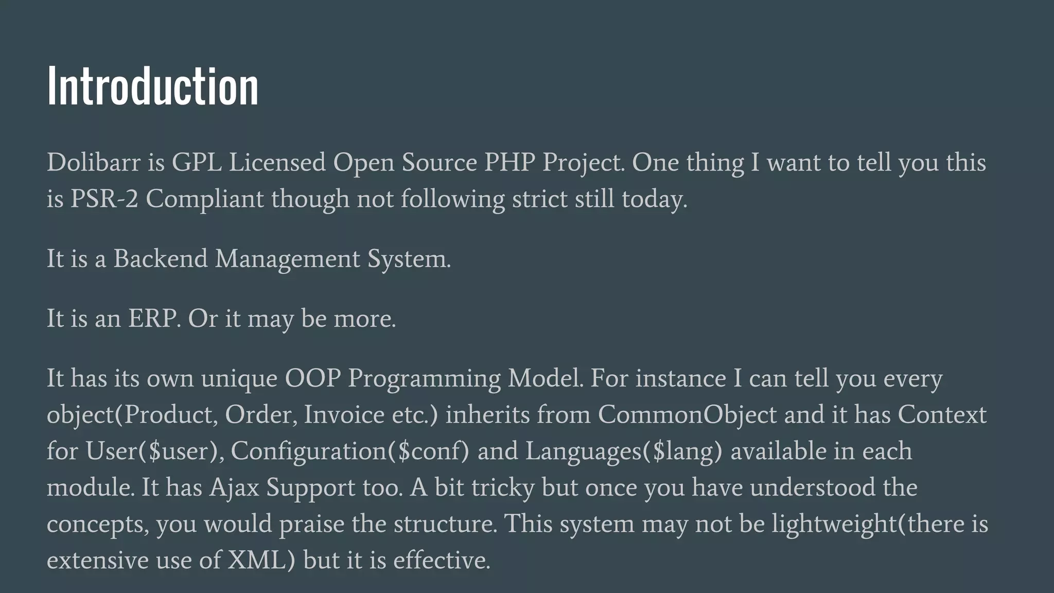 Dolibarr module development | PPTX