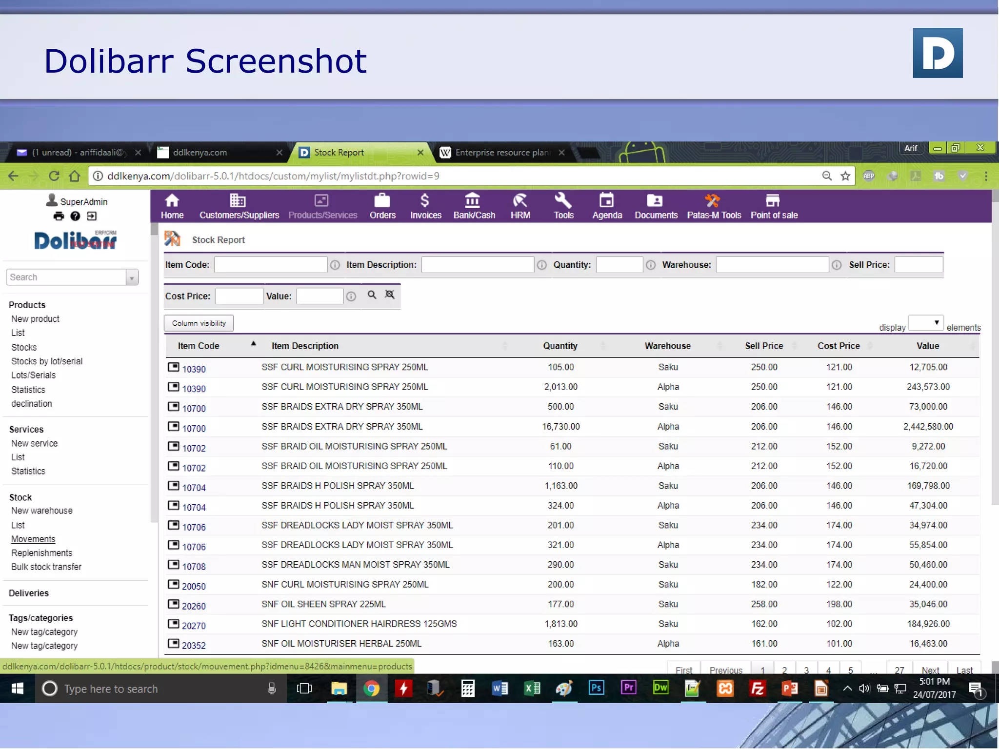 Dolibarr ERP Presentation | PDF