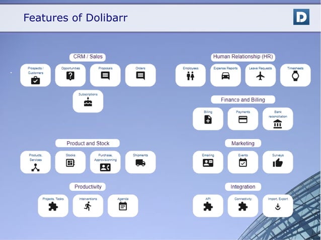 Dolibarr ERP Presentation | PDF | Computer Software and Applications ...