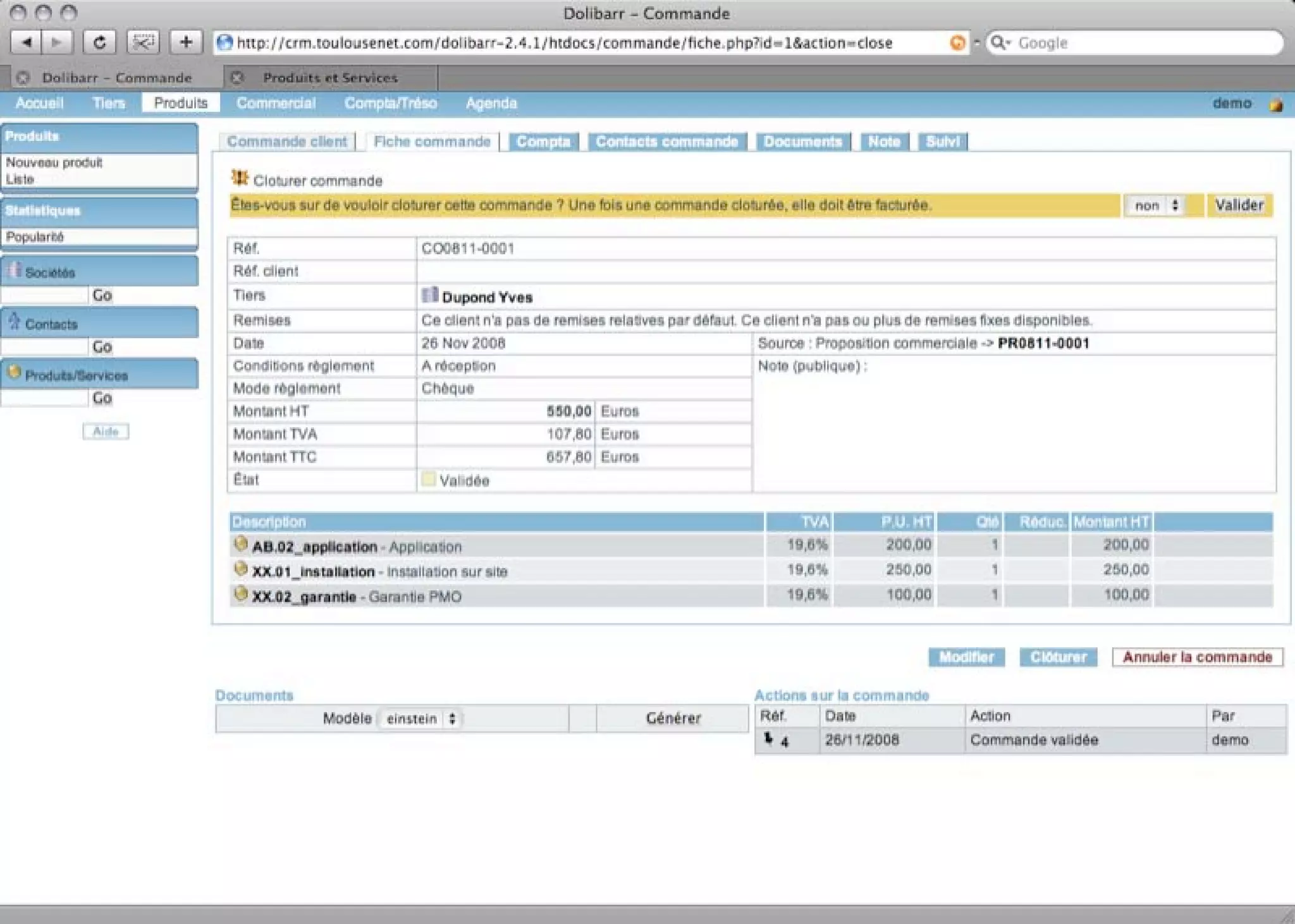 Dolibarr Screenshots | PDF