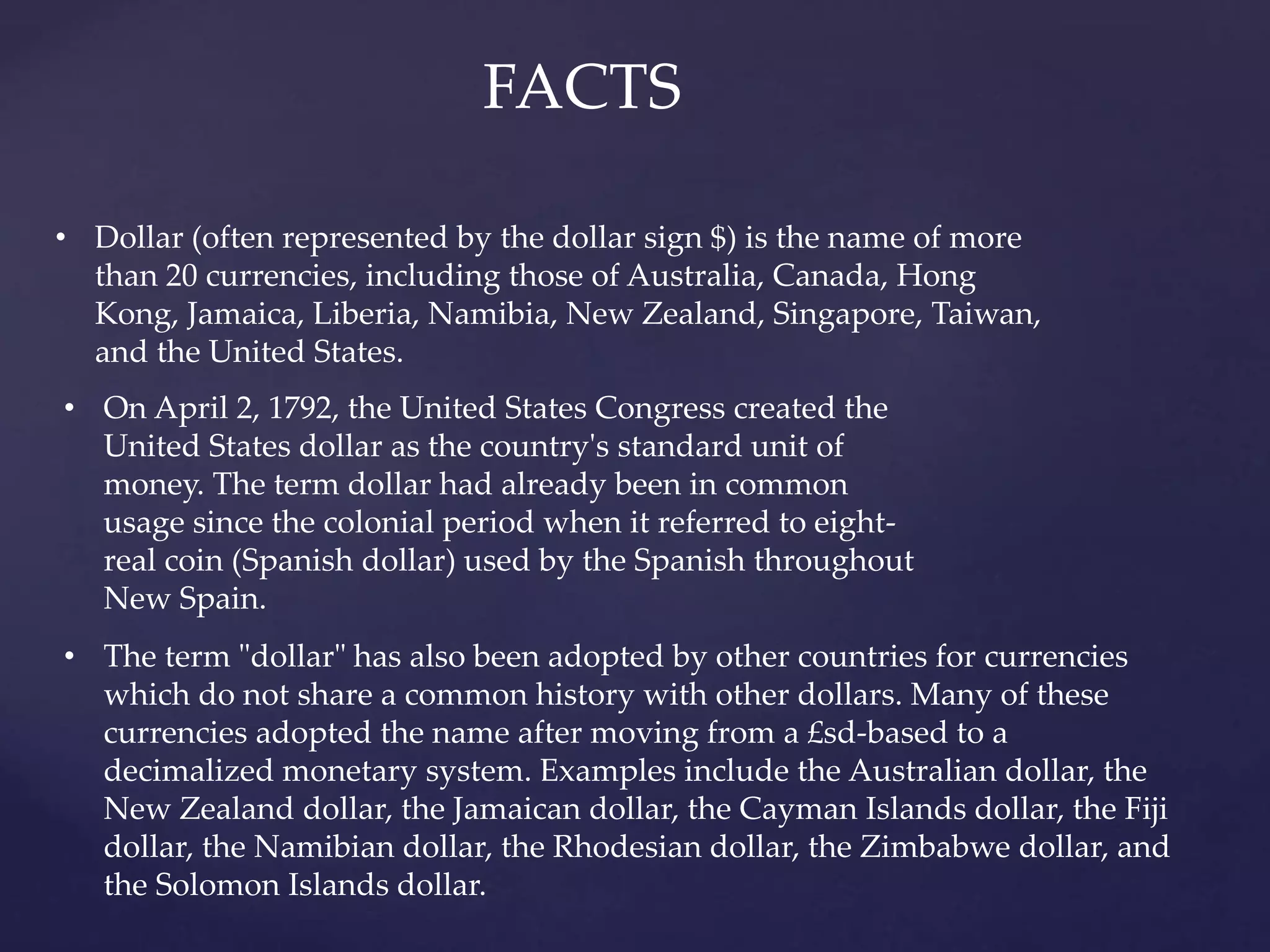 Dollar | PPTX