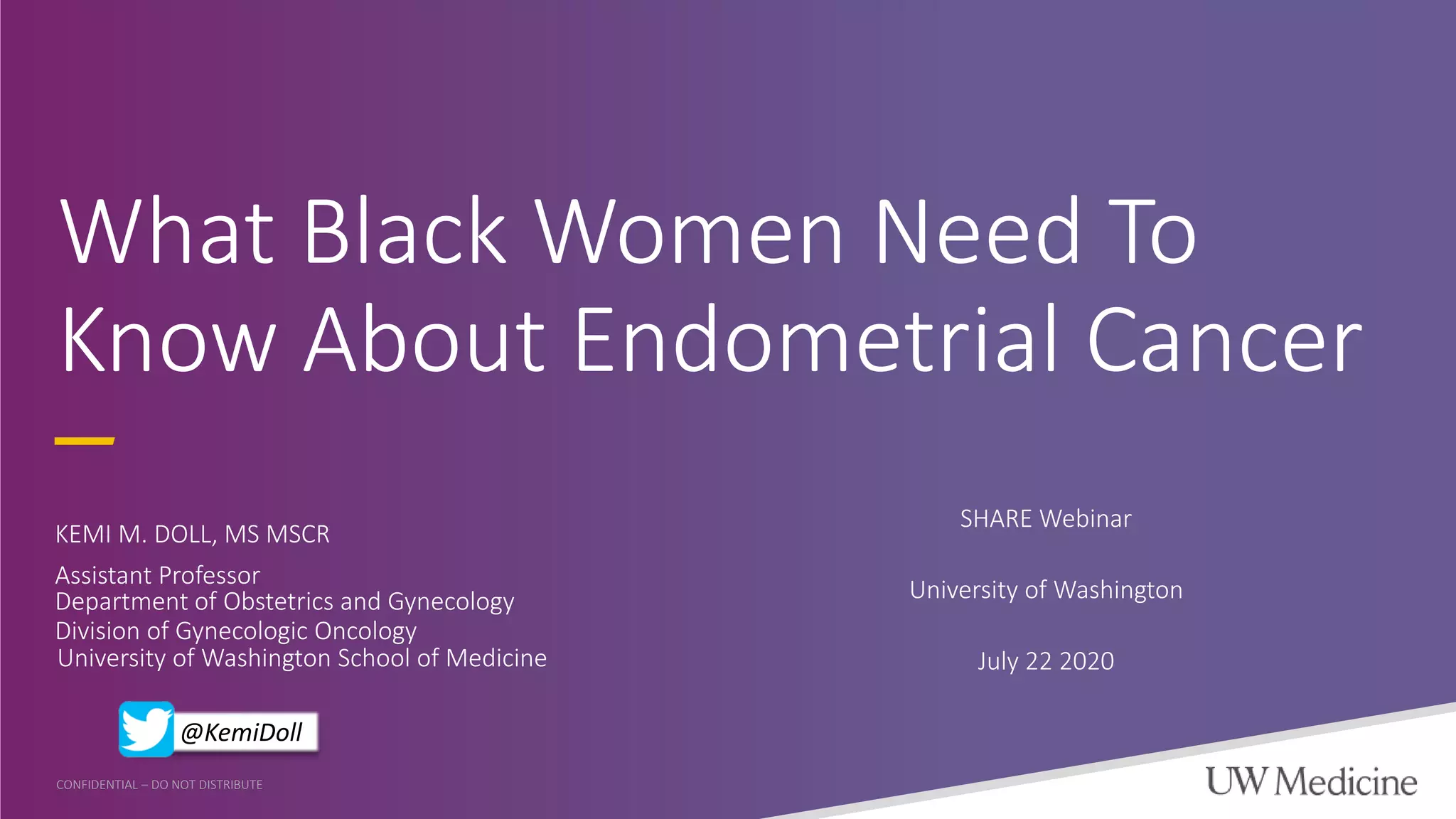 What Black Women Need to Know About Endometrial Cancer | PPTX ...