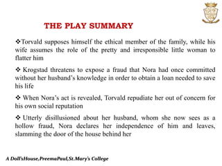 English:A Doll’s House : Henrik Ibsen | PPTX
