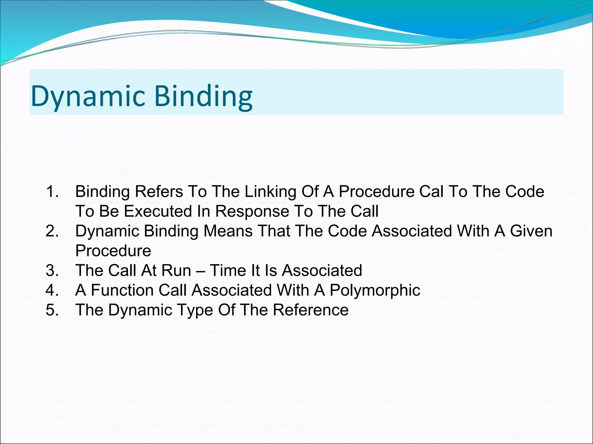 ORIENTED PROGRAMMING Dolly rajput | PPT