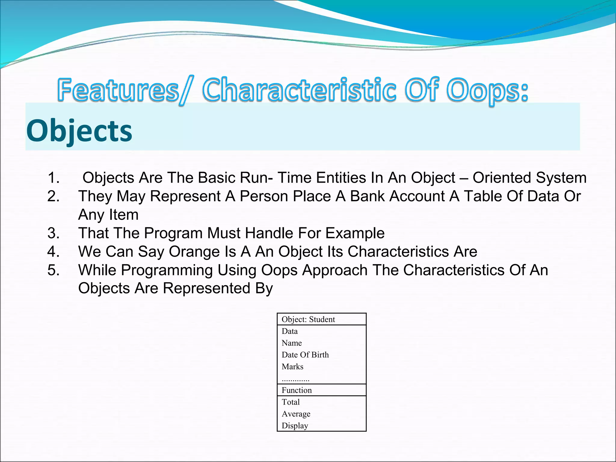 ORIENTED PROGRAMMING Dolly rajput | PPT