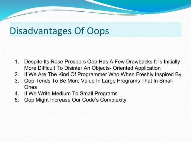 ORIENTED PROGRAMMING Dolly rajput | PPT