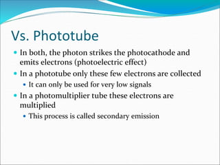 PHOTOMULTIPLIER Dolly rajput ppt(1) | PPT