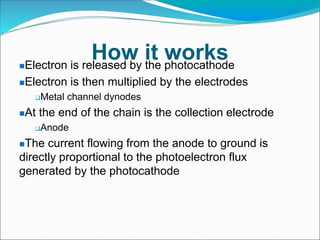 PHOTOMULTIPLIER Dolly rajput ppt(1) | PPT