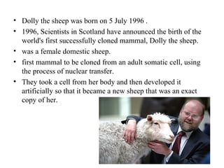 Dolly the sheep | PPT