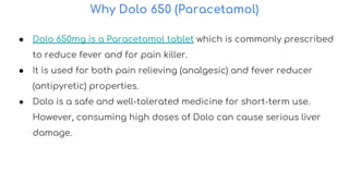 Dolo 650 (paracetamol) | PDF