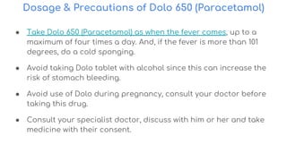 Dolo 650 (paracetamol) | PDF