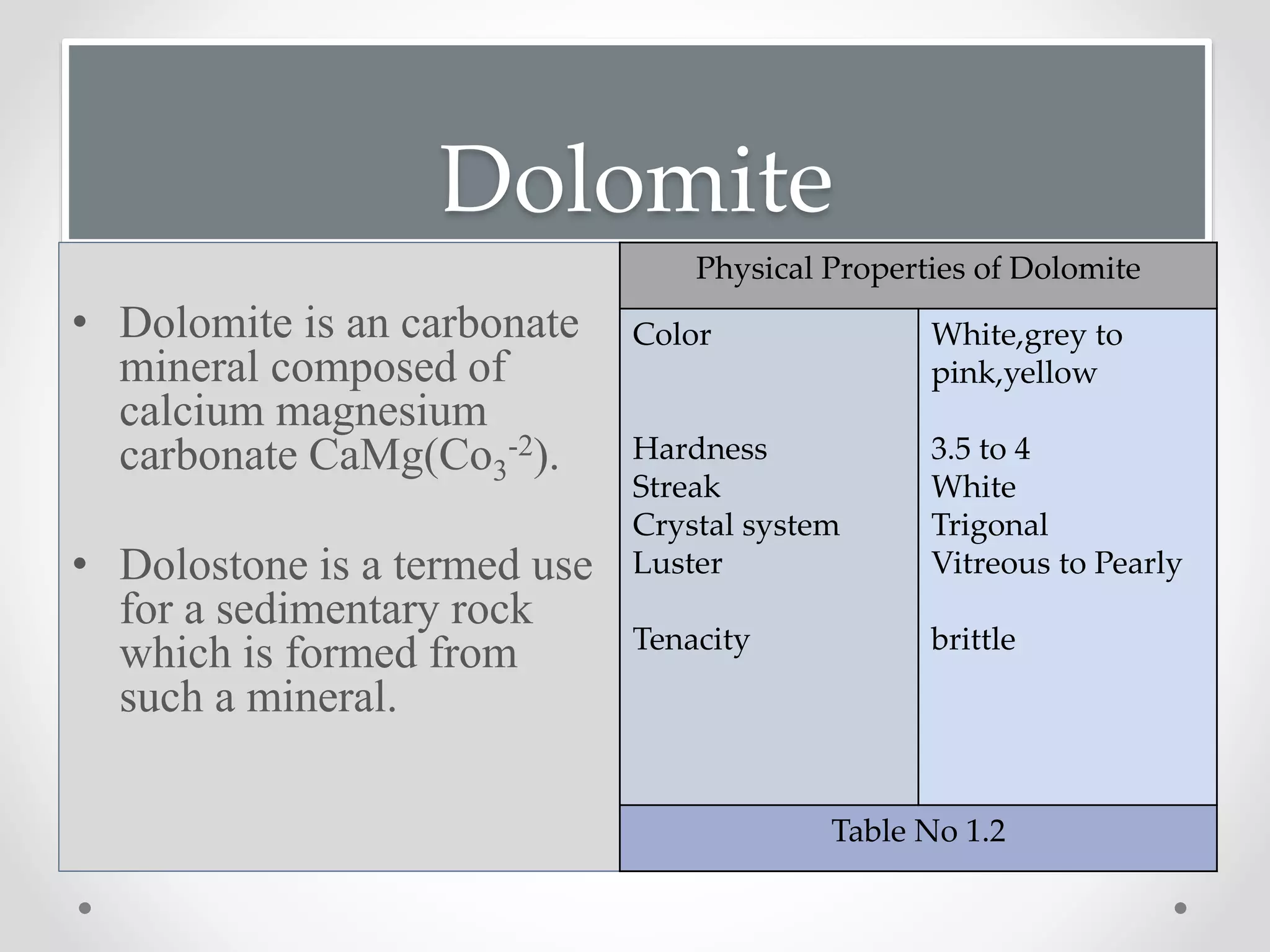 Dolomite | PPTX