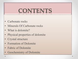 Dolomite | PPTX