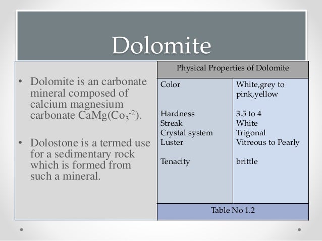 Dolomite