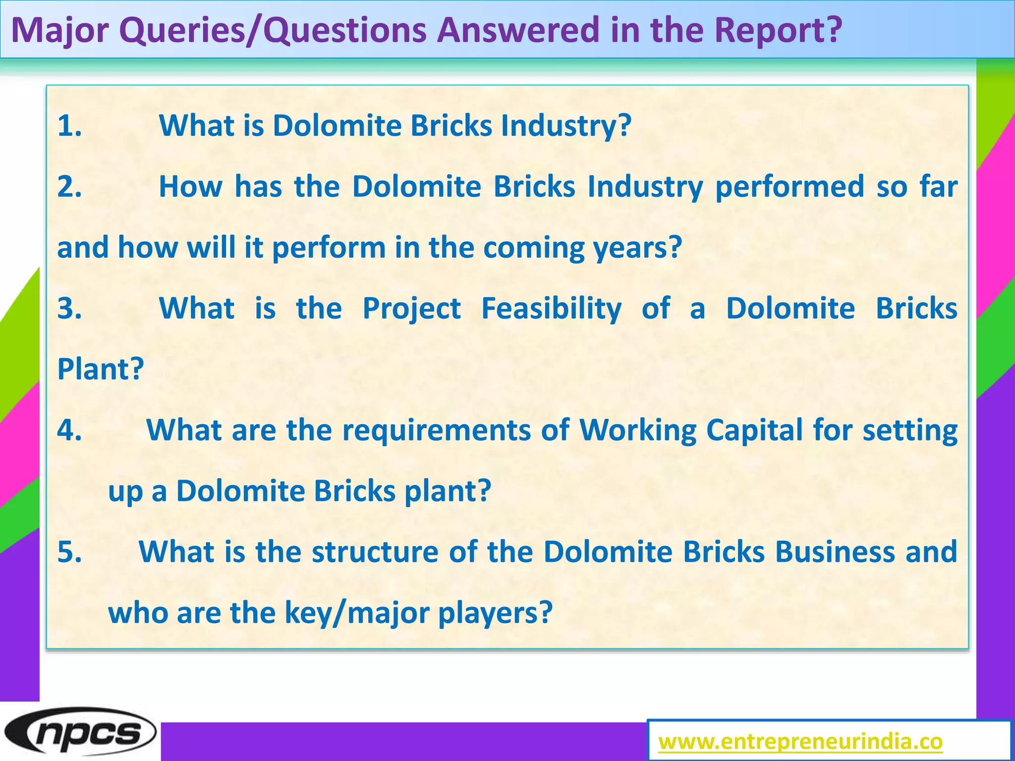 Dolomite Bricks, Dolomite Refractory Bricks, Fire Bricks Manufacturing ...