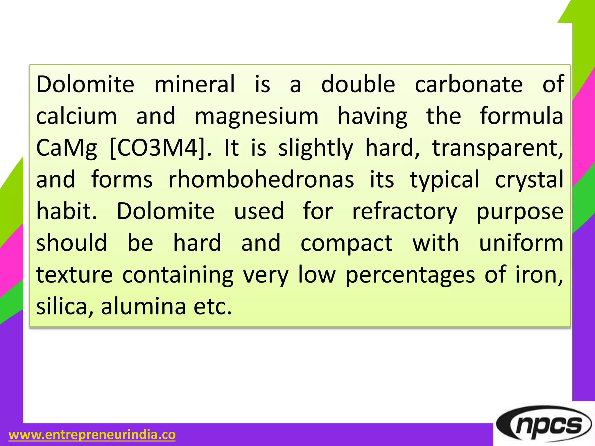 Dolomite Bricks, Dolomite Refractory Bricks, Fire Bricks Manufacturing ...