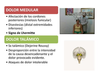 Semiologia del Dolor | PPTX