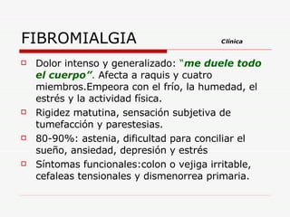 Dolor CróNico Generalizado | PPT