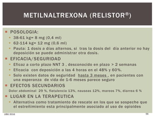 Dolor manejo opioides 2016 | PPTX