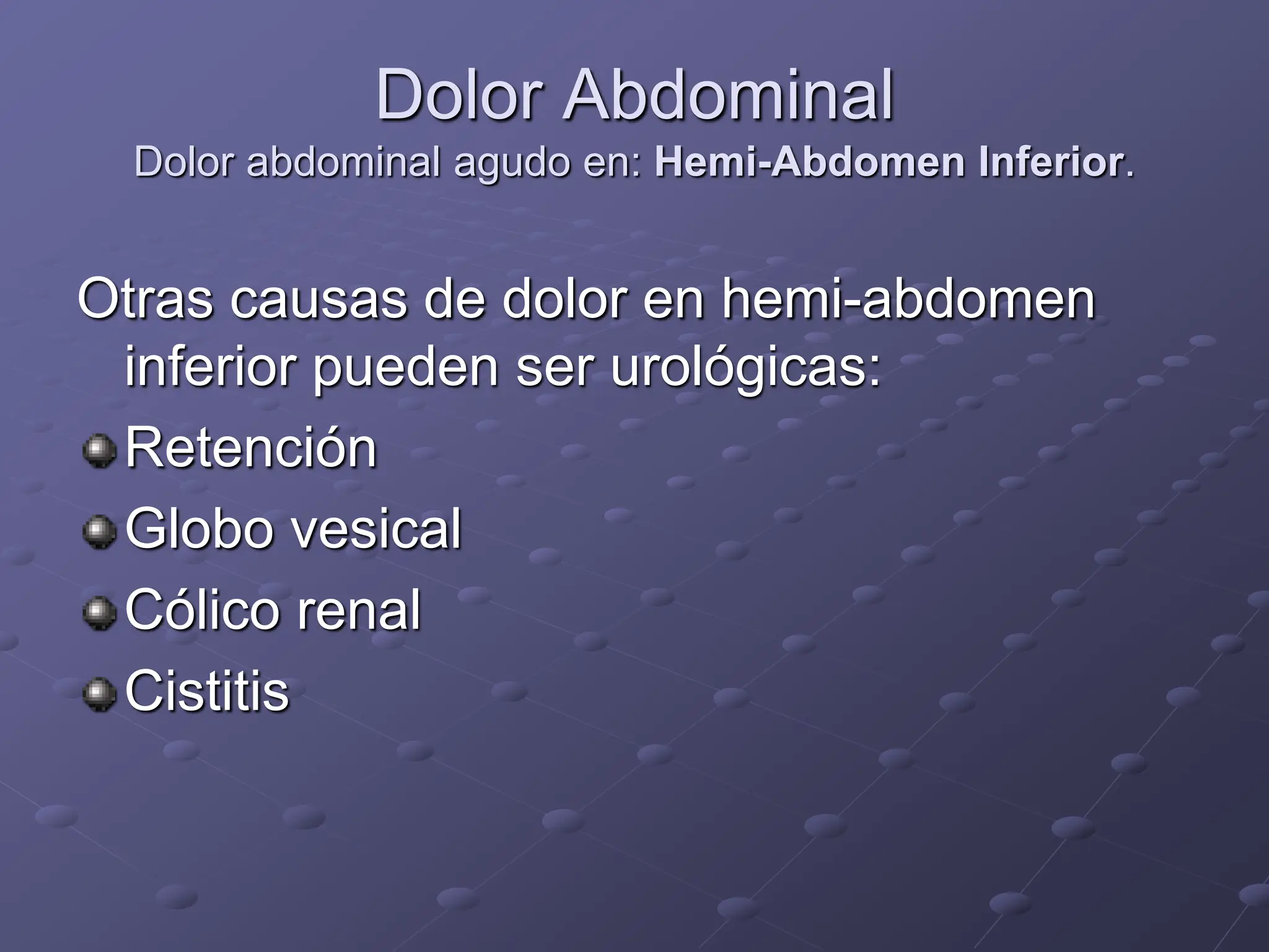 dolor abdominal en urgencias dr Aristides | PPT