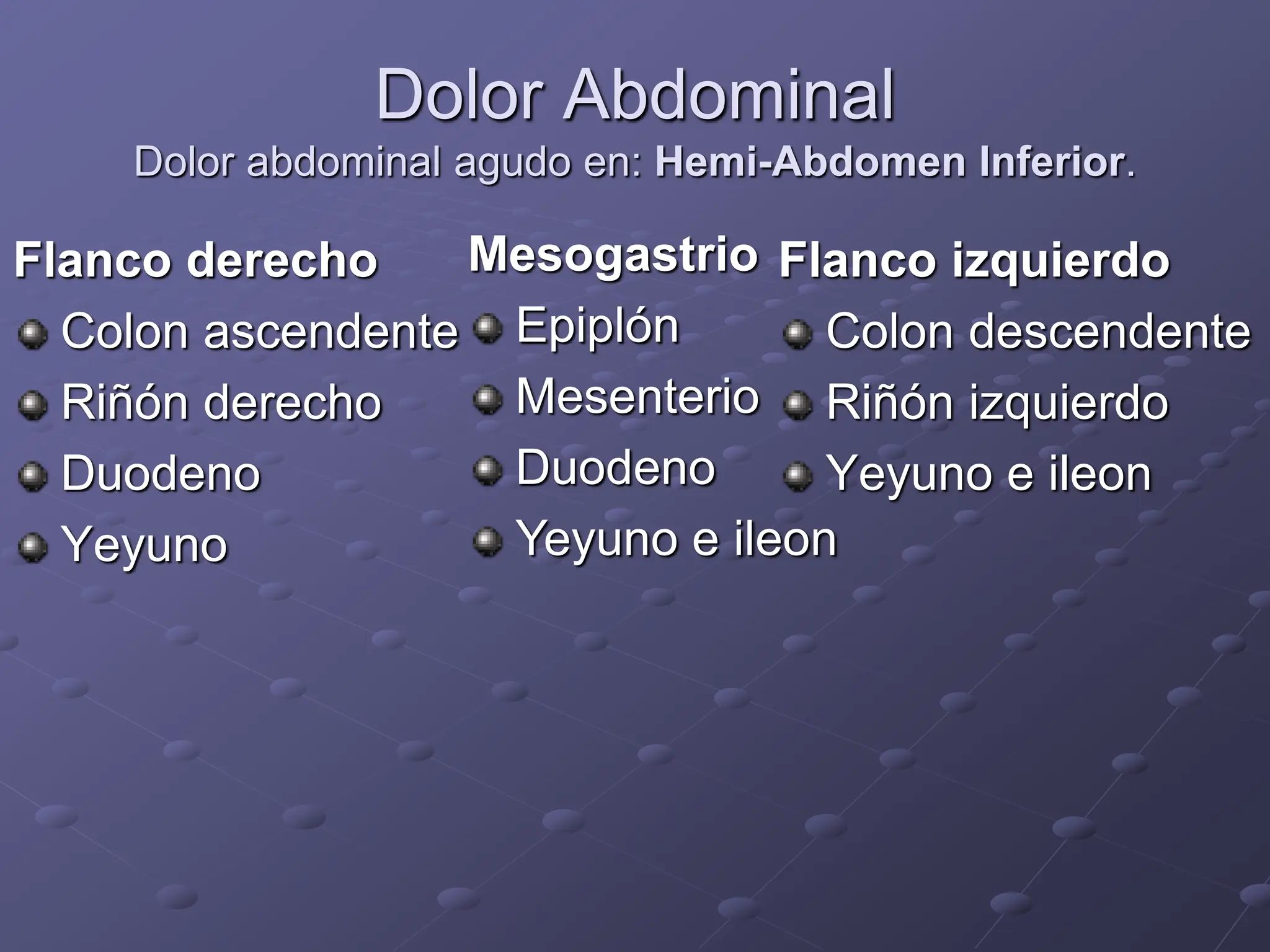 dolor abdominal en urgencias dr Aristides | PPT