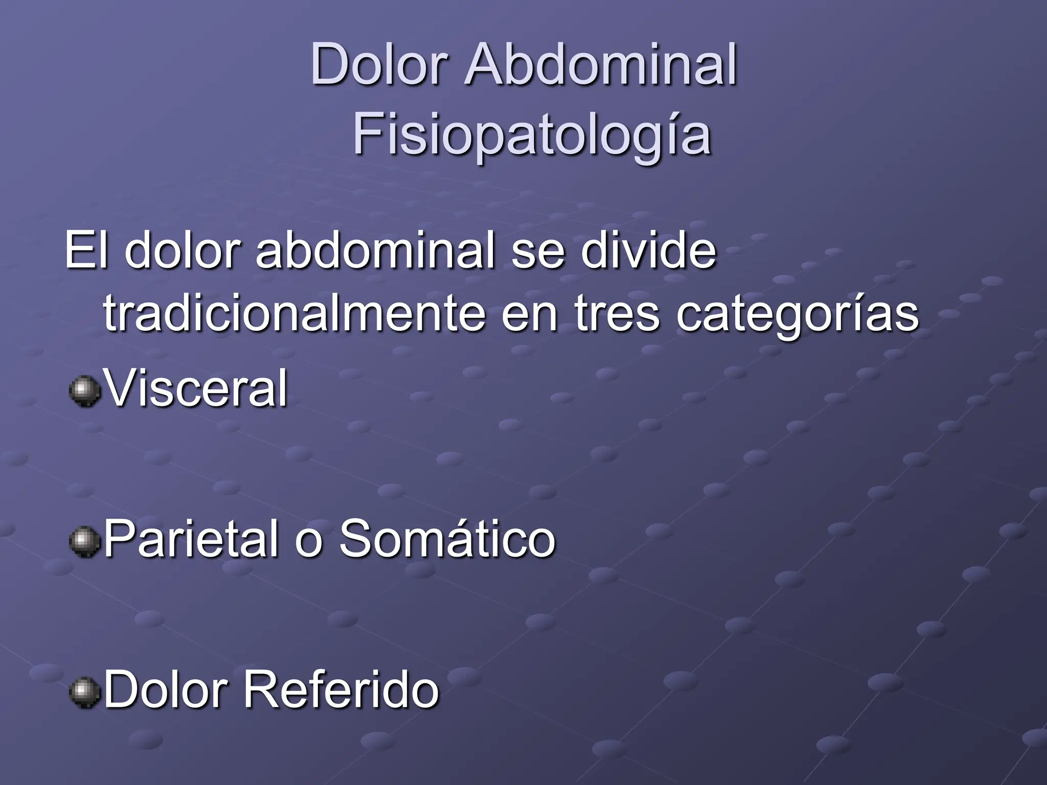 dolor abdominal en urgencias dr Aristides | PPT