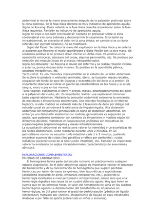 Dolor abdominal y abdomen agudo del dr. manuel de la cruz. | PDF