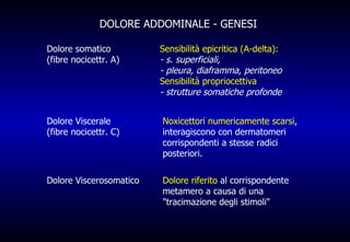 Dolore Addome Acuto | PPT