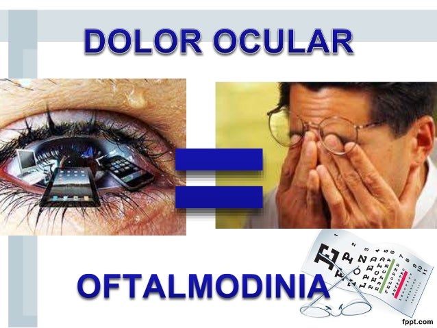 Dolor ocular